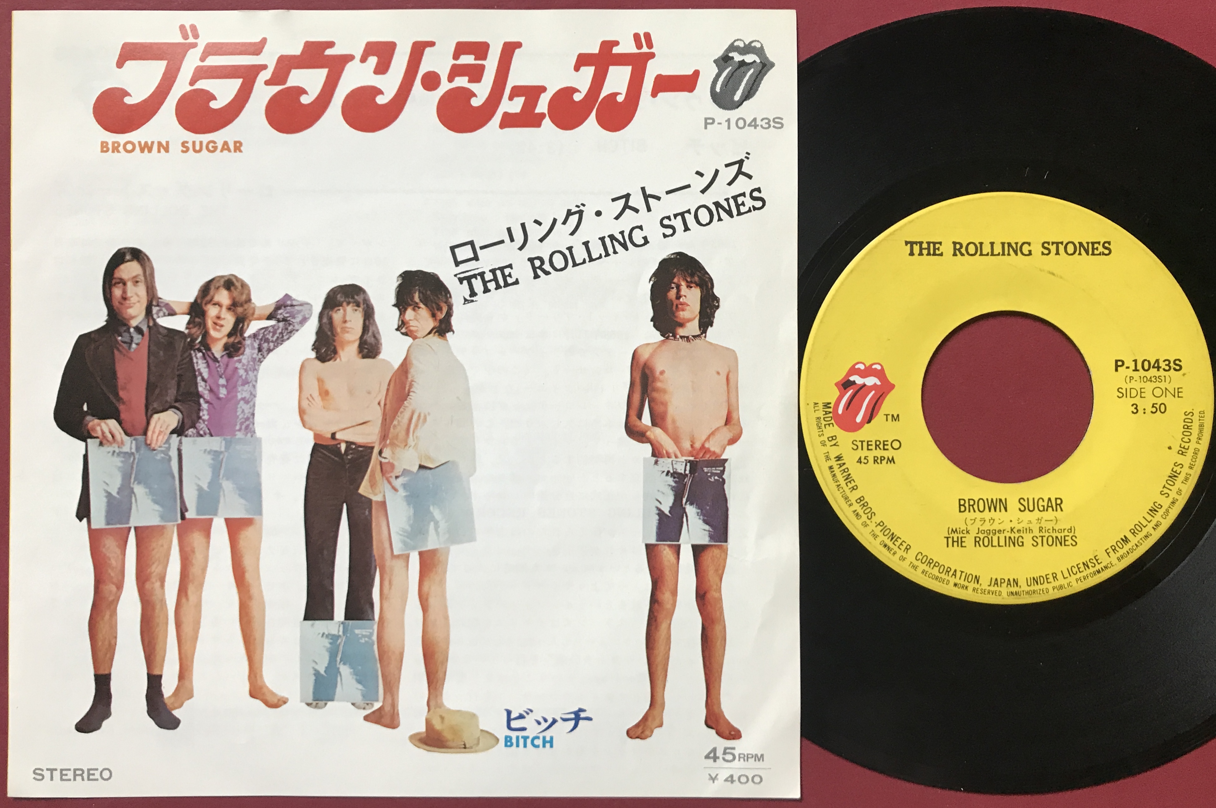 Nostalgipalatset - ROLLING STONES - Brown sugar Japan Nostalgipalatset - ROLLING STONES - Brown sugar Japan