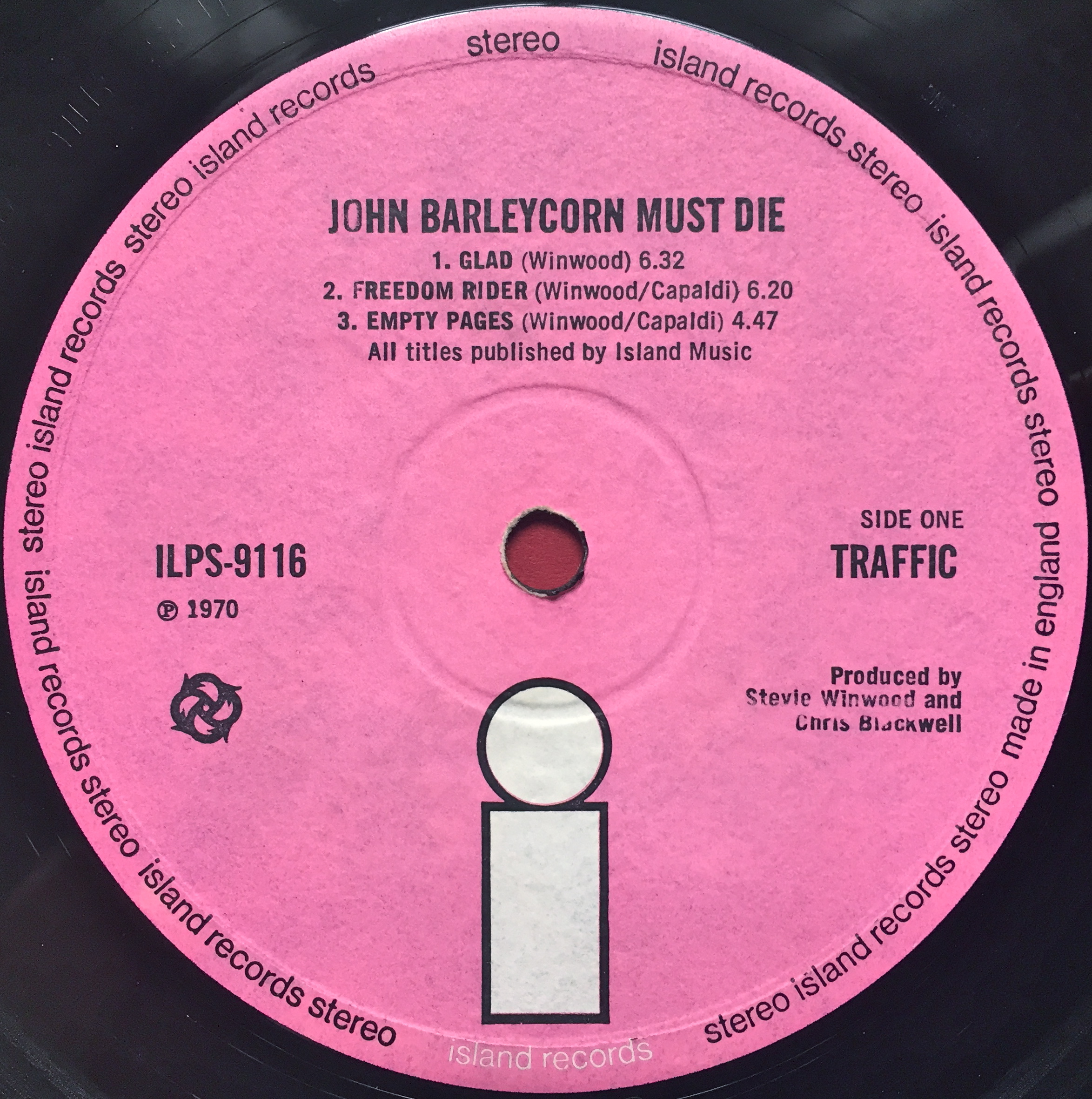Nostalgipalatset - TRAFFIC - John Barleycorn must die UK-orig LP 1970 Nostalgipalatset - TRAFFIC - John Barleycorn must die UK-orig LP 1970